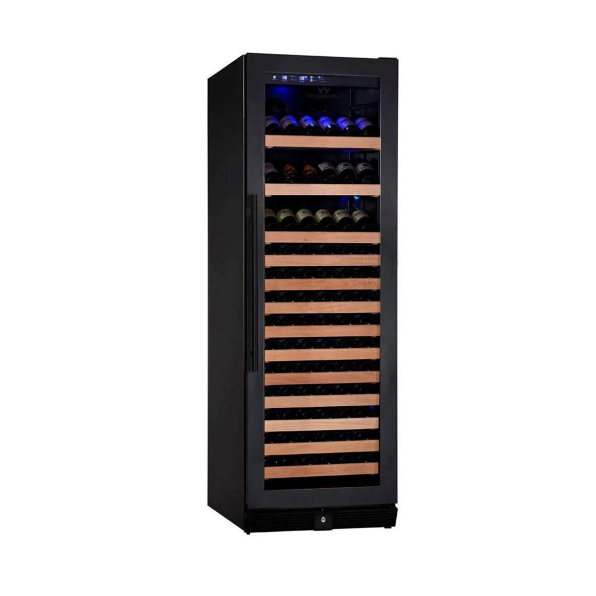 KingsBottle Tall Large Wine Refrigerator With Glass Door With Stainles ...